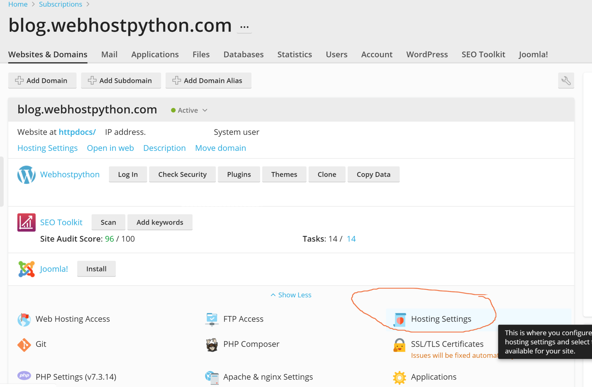 How to fix “Plesk Default Page” error | Webhostpython